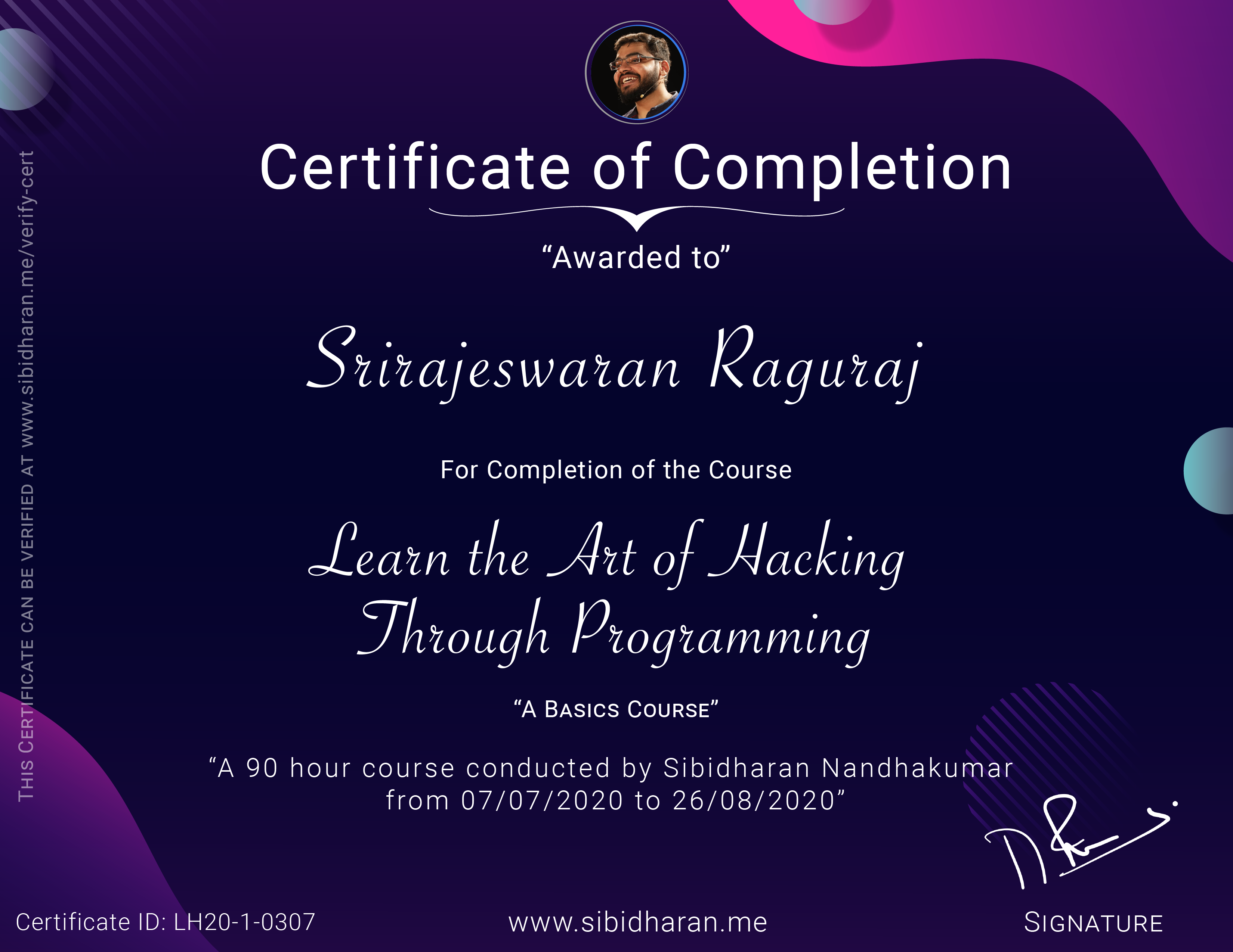 Raguraj Srirajeswaran - Cyber Security Researcher | Web Developer | Software Engineer | IoT ...